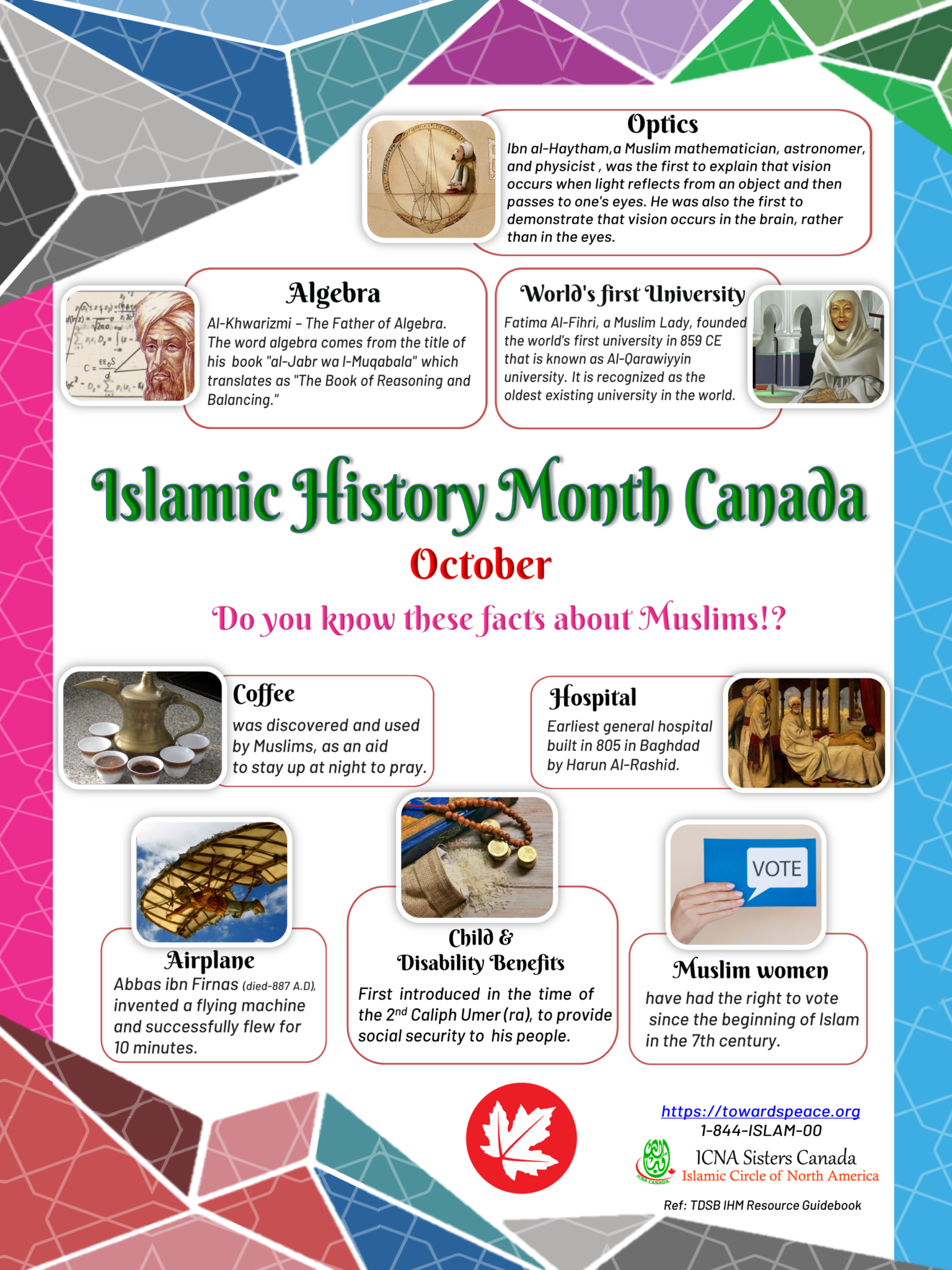 October is Islamic History Month – Grandview Kids